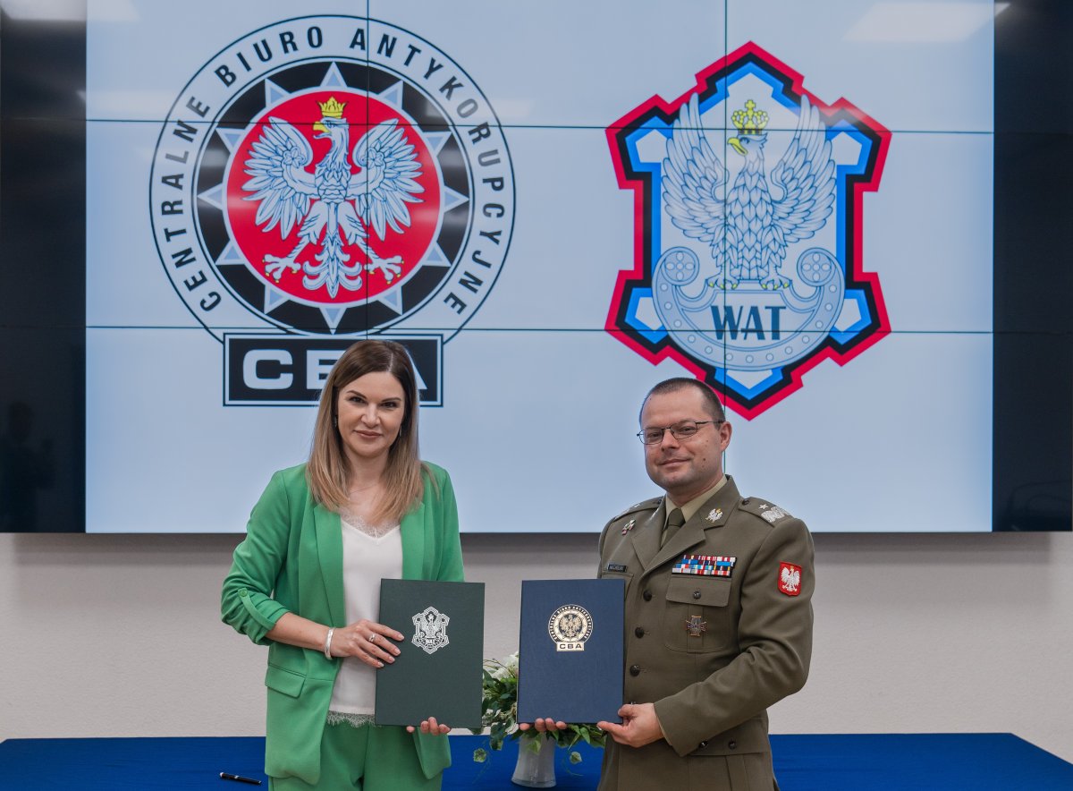 Współpraca WAT i CBA - Aktualności CENTRALNE BIURO ANTYKORUPCYJNE